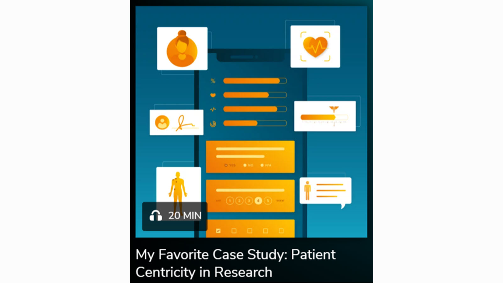 Advarra podcast logo - My Favorite Case Study Patient Centricity in ...